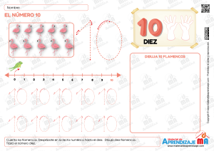 Fichas de aplicación “El número 10” | Material de Aprendizaje
