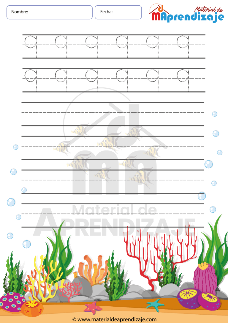 Fichas de aplicación “El número 9” | Material de Aprendizaje