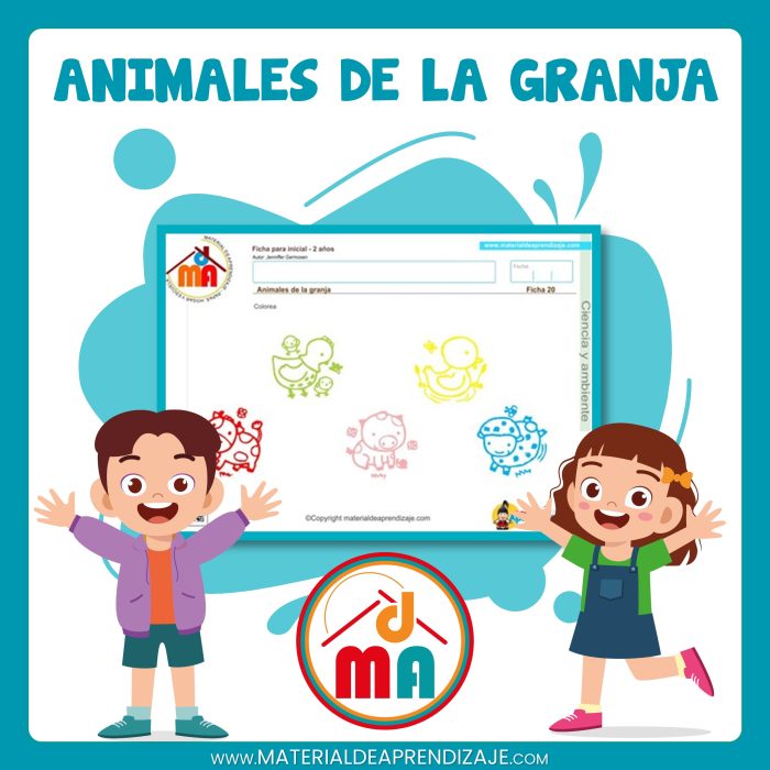 Ciencia y Ambiente 2 años 20: Animales de la granja : Material de ...