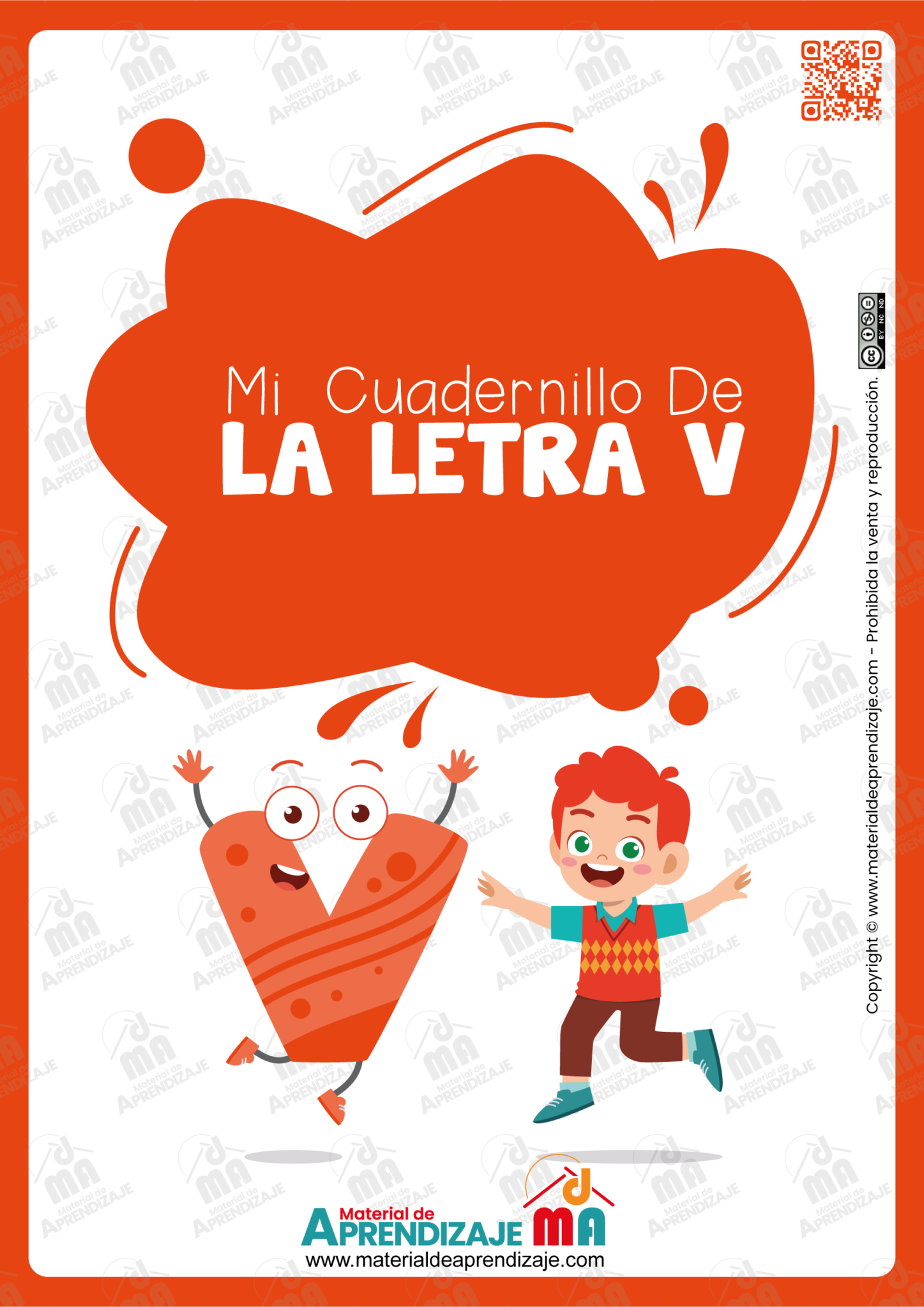 La letra V: Lecto-escritura “Material de aprendizaje” | Material de ...