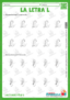 La letra L: Lecto-escritura “Material de aprendizaje” | Material de ...