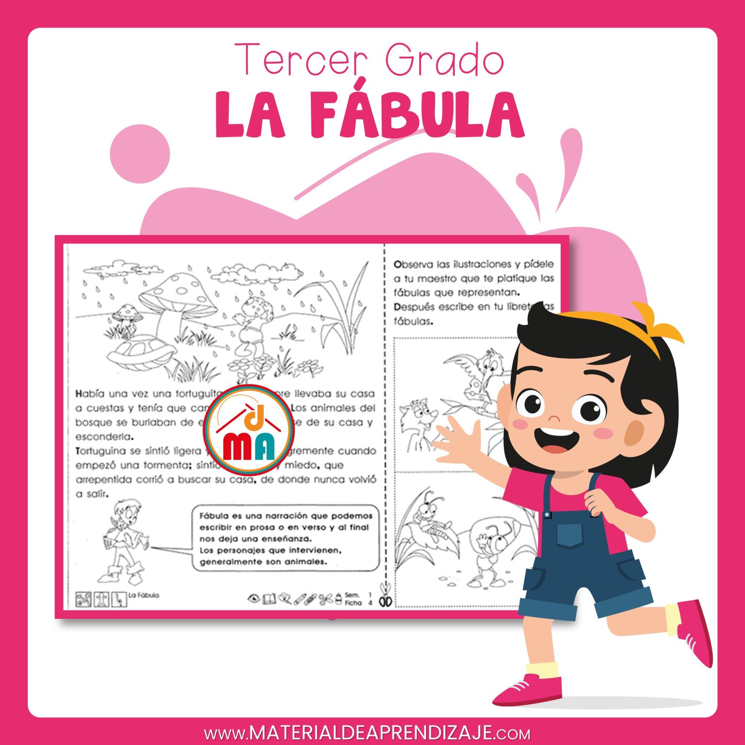 La fábula - 3ro de primaria | Material de Aprendizaje
