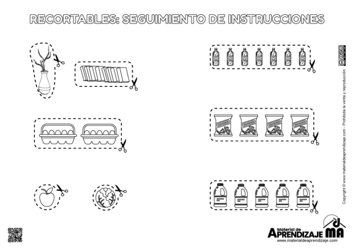 Seguimiento de instrucciones para niños de 4 años | Material de Aprendizaje