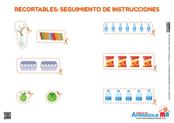 Seguimiento de instrucciones para niños de 4 años : Material de Aprendizaje