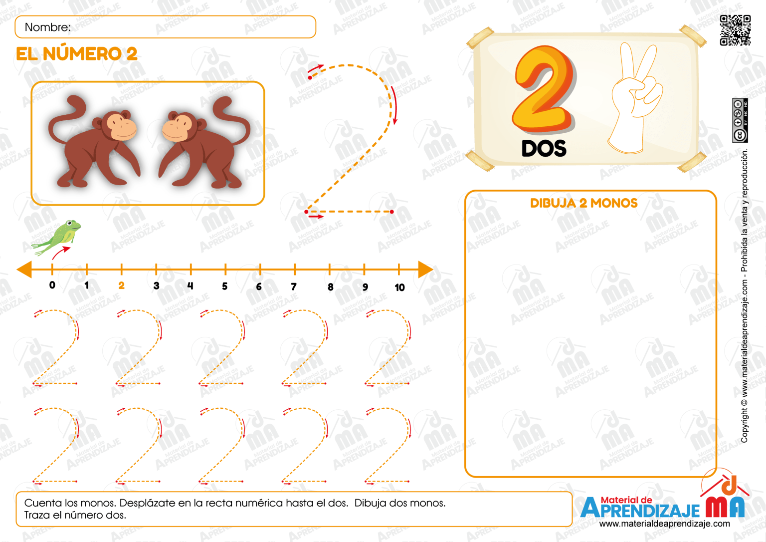 Números del 0 al 10 | Material de Aprendizaje