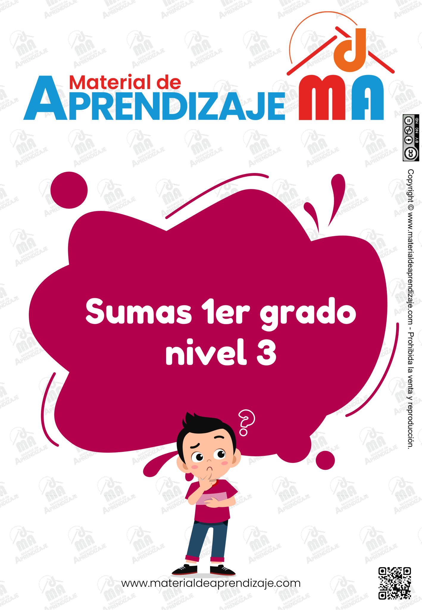 Sumas para primer grado nivel 3 | Material de Aprendizaje