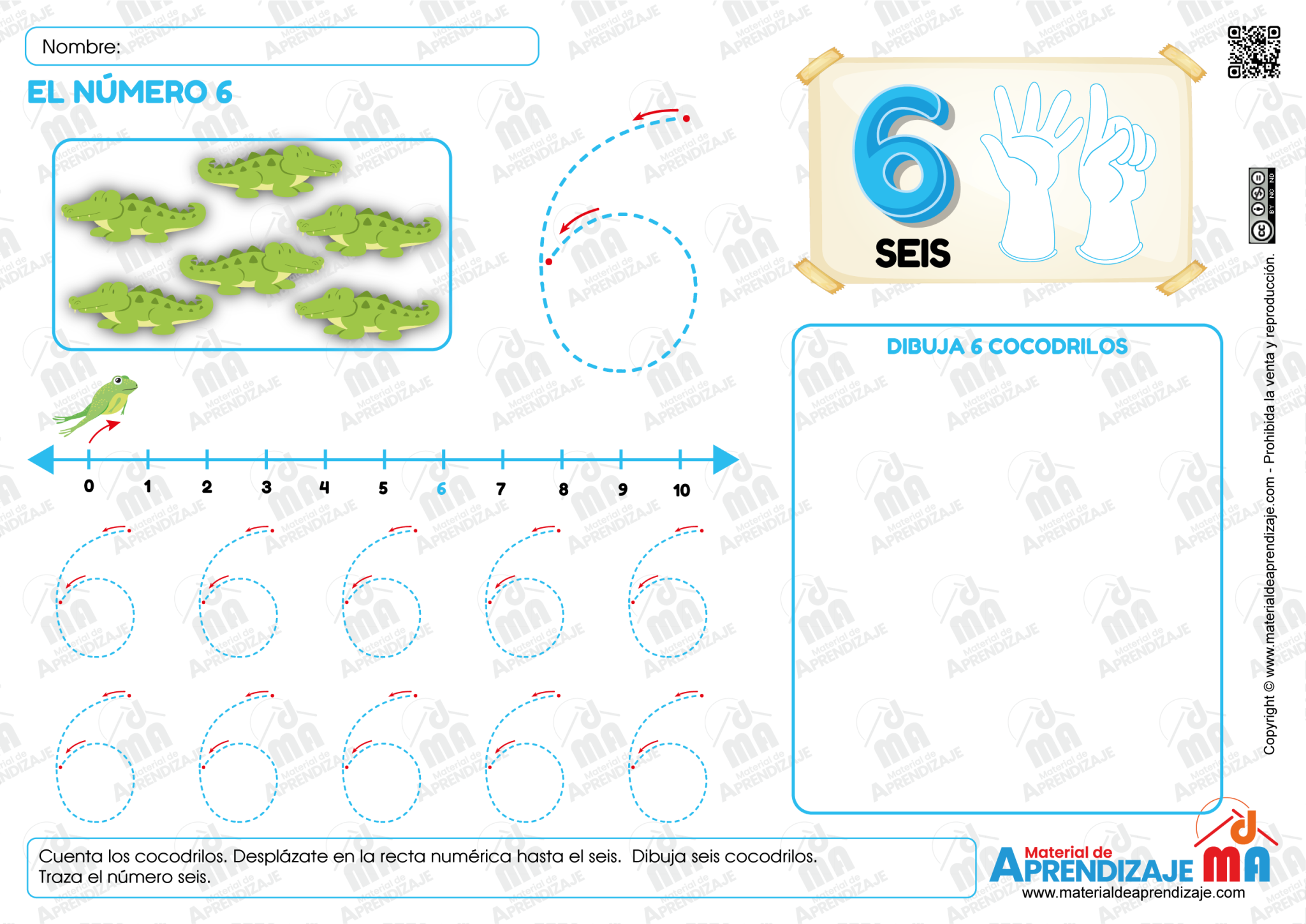 Números del 0 al 10 | Material de Aprendizaje