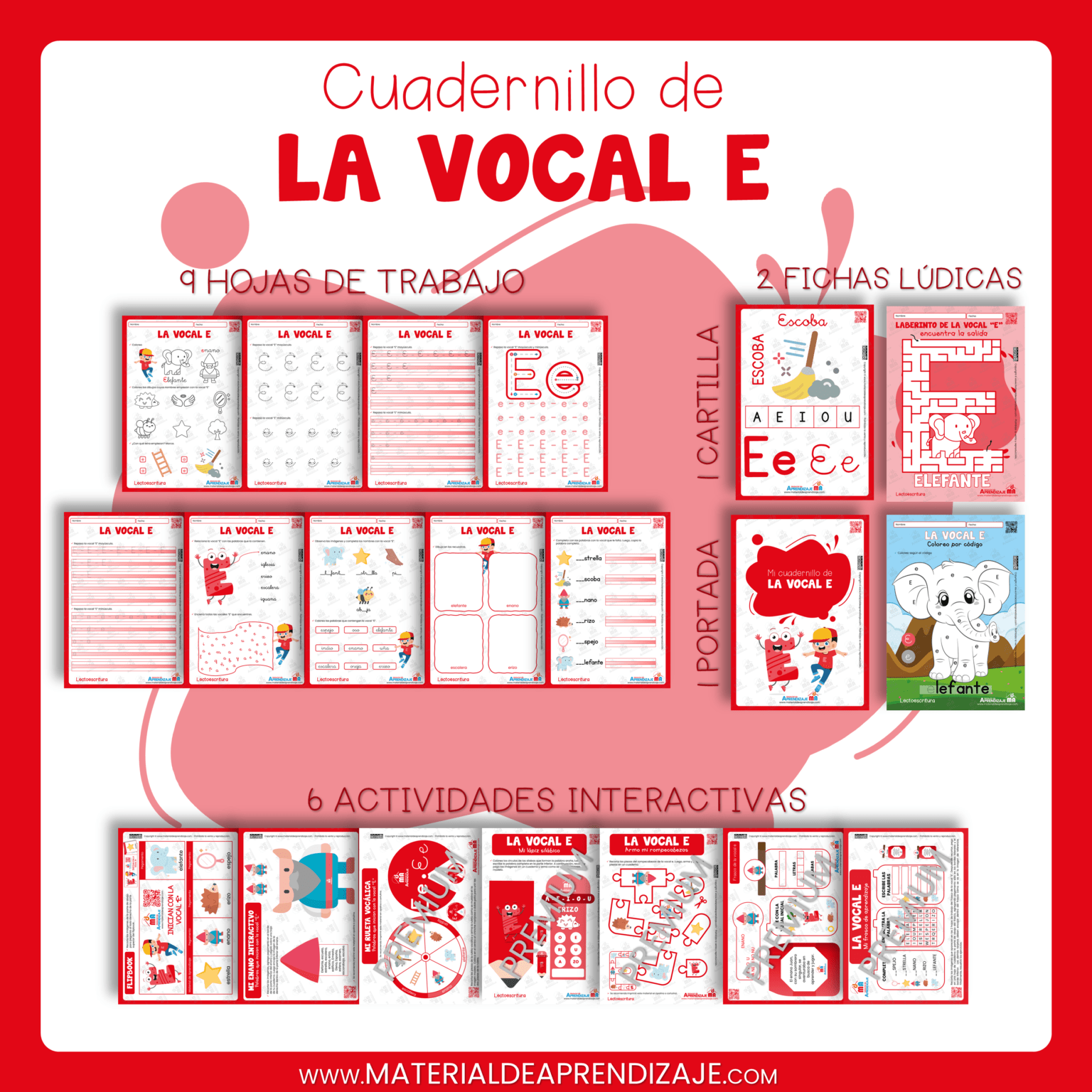 El Gran Libro Digital De Las Vocales - 109 páginas en cada PDF ...
