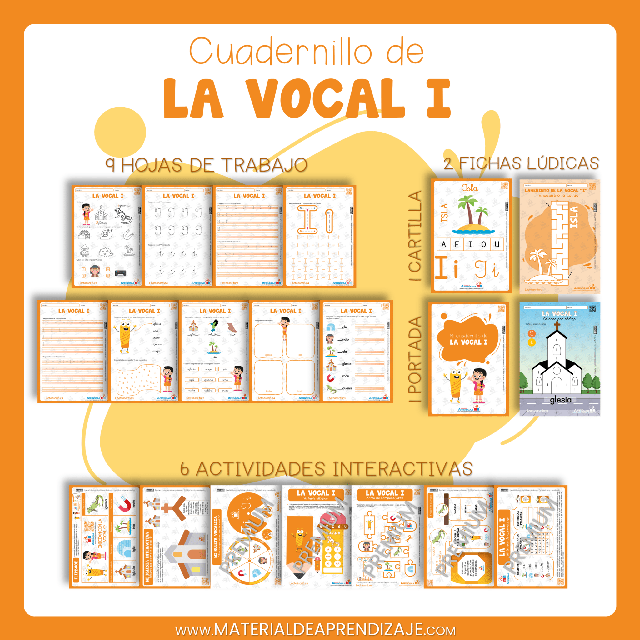 El Gran Libro Digital De Las Vocales - 109 páginas en cada PDF ...