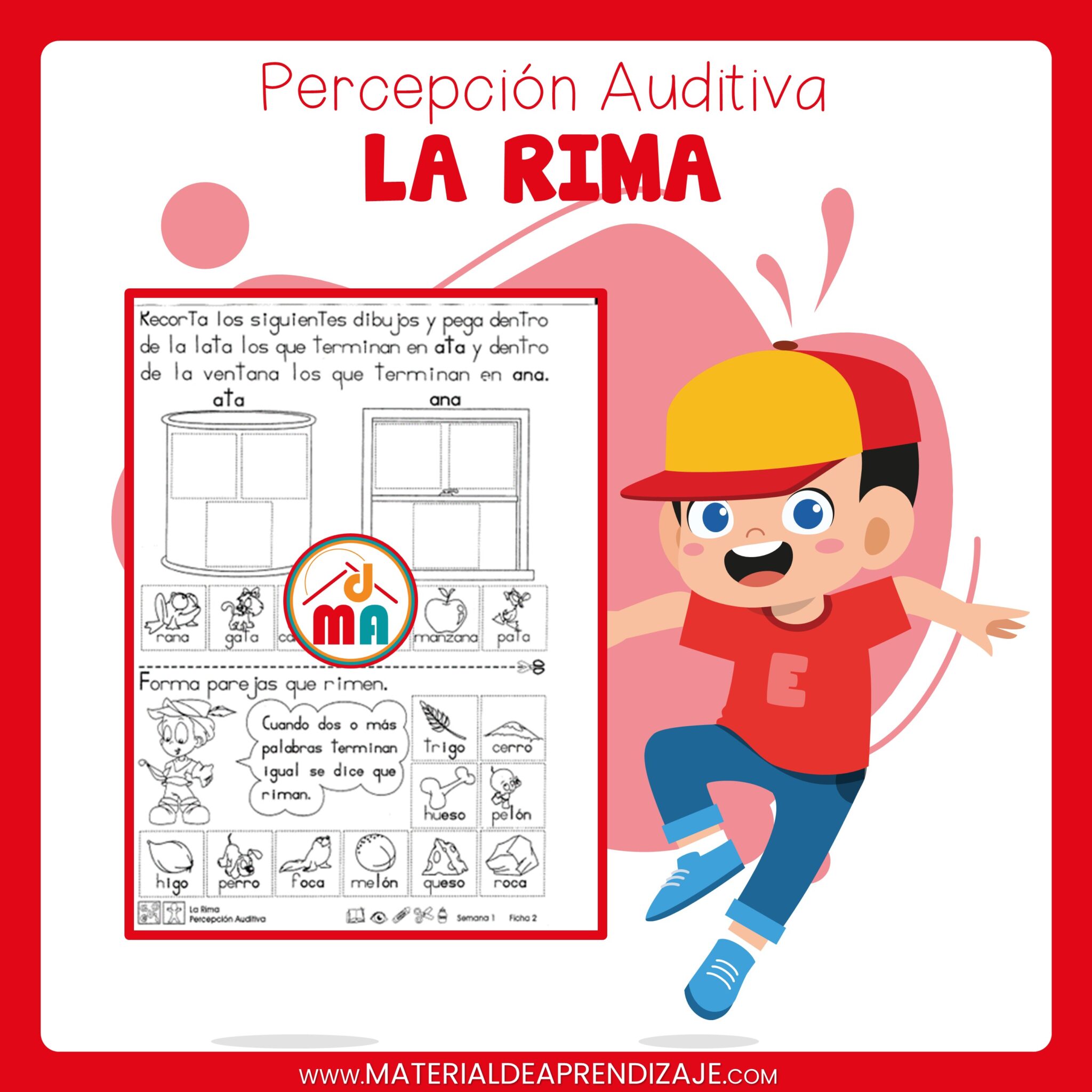 🎵La Rima - 2do de primaria🎨 | Material de Aprendizaje