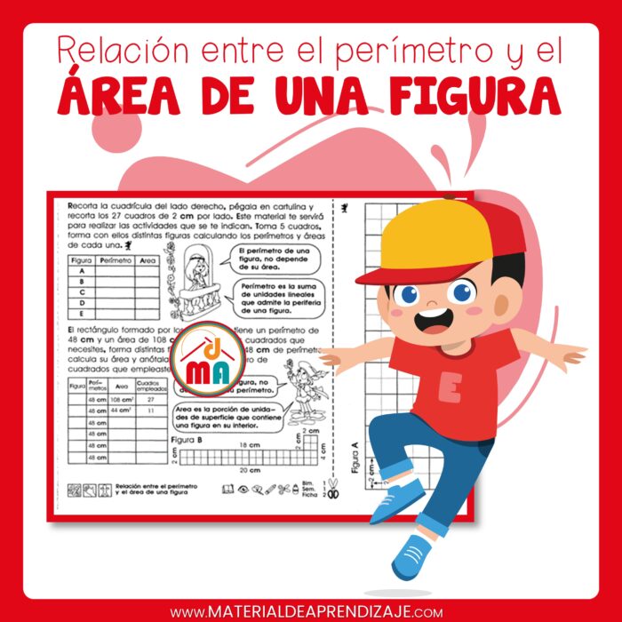 📏Relación entre el perímetro y el área de una figura - 5to de primaria🔲 ...